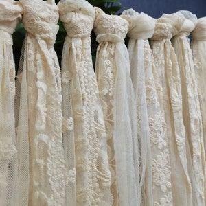 Custom Full Romantic Lace Backdrop Lace Wedding Garland Elegant Lace ...