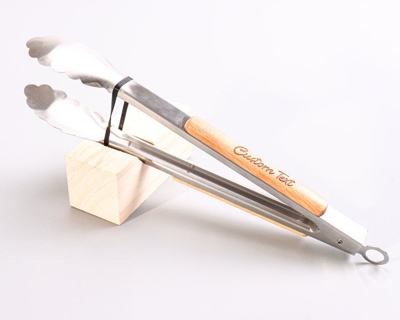 Personalized Kitchen Cooking Tongs, Custom Barbecue Tongs for Kitchen ...