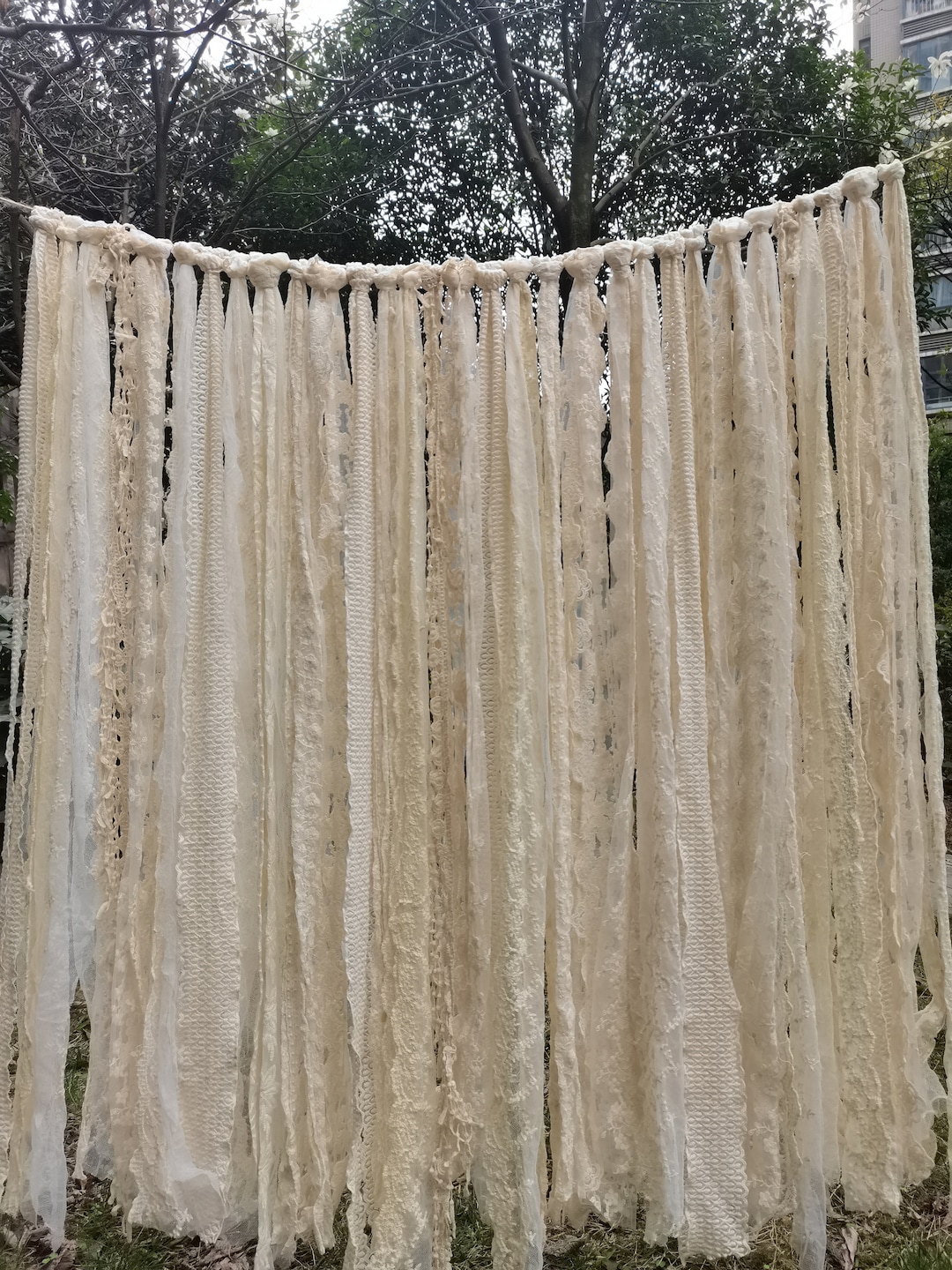 Custom Full Romantic Lace Backdrop Lace Wedding Garland Elegant Lace ...