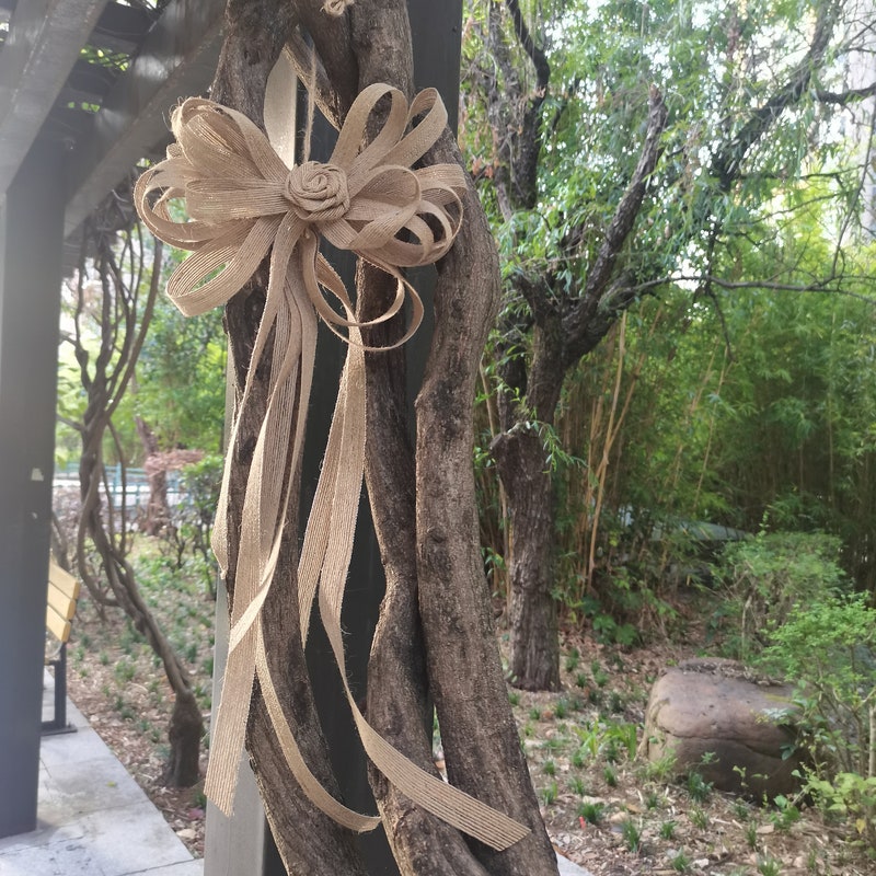 Large Burlap Bow - Etsy