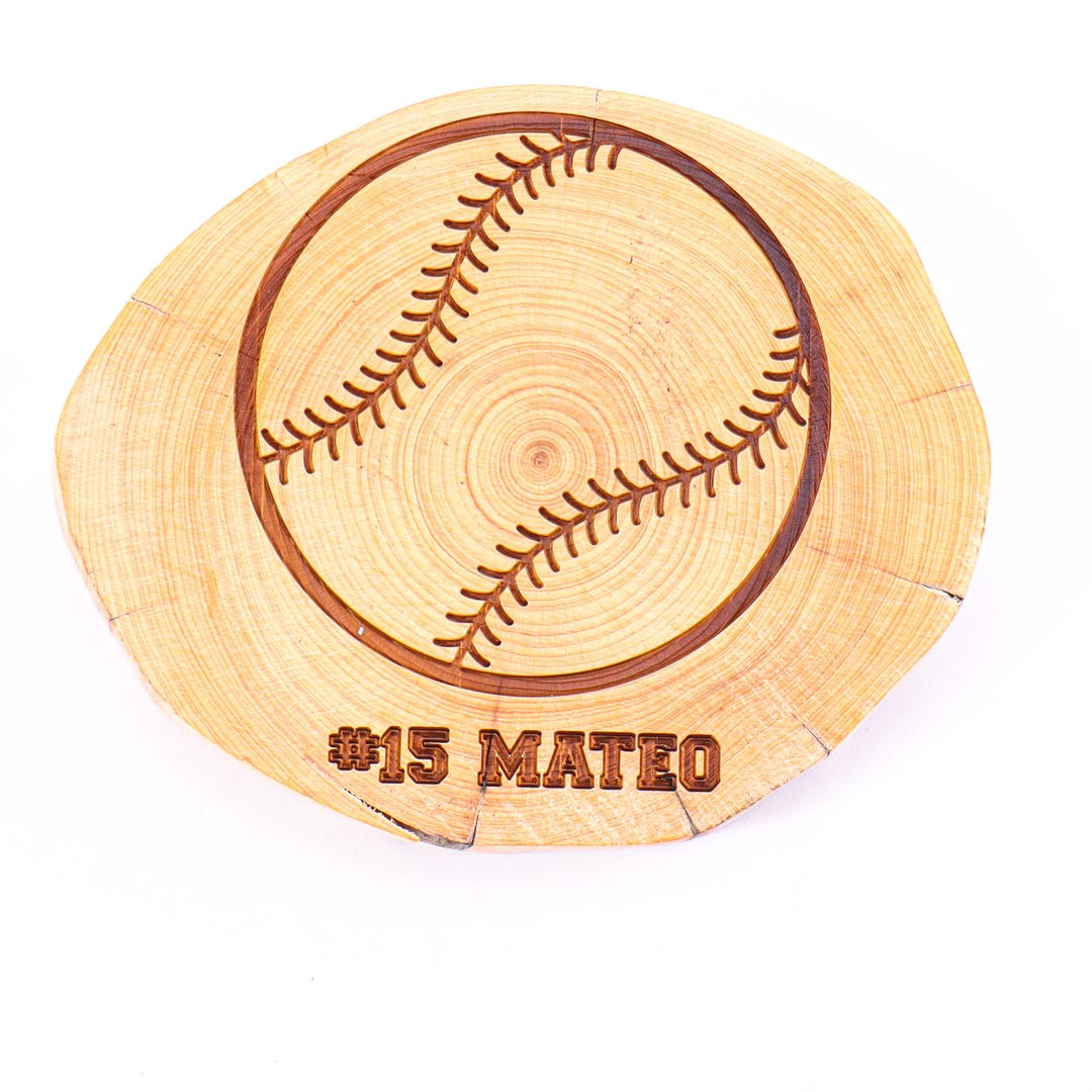 Personalized Hard Wold Baseball Coaster Any Name and Number, Baseball ...