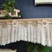 Custom Rustic Burlap Lace Bedroom Valance Burlap Lace Window Kitchen ...