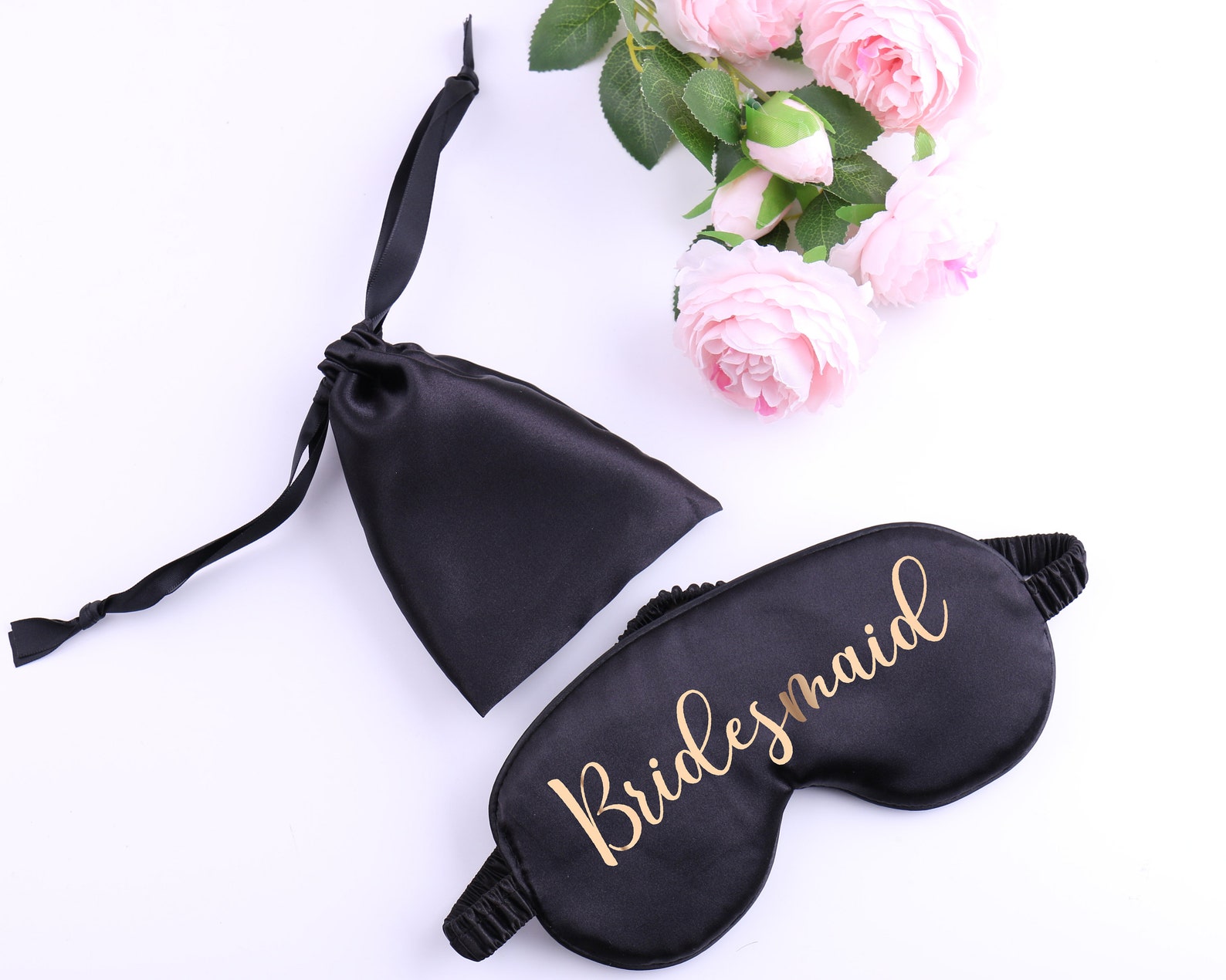 Personalized Sleep Eye Mask Monogrammed Satin Super Soft - Etsy