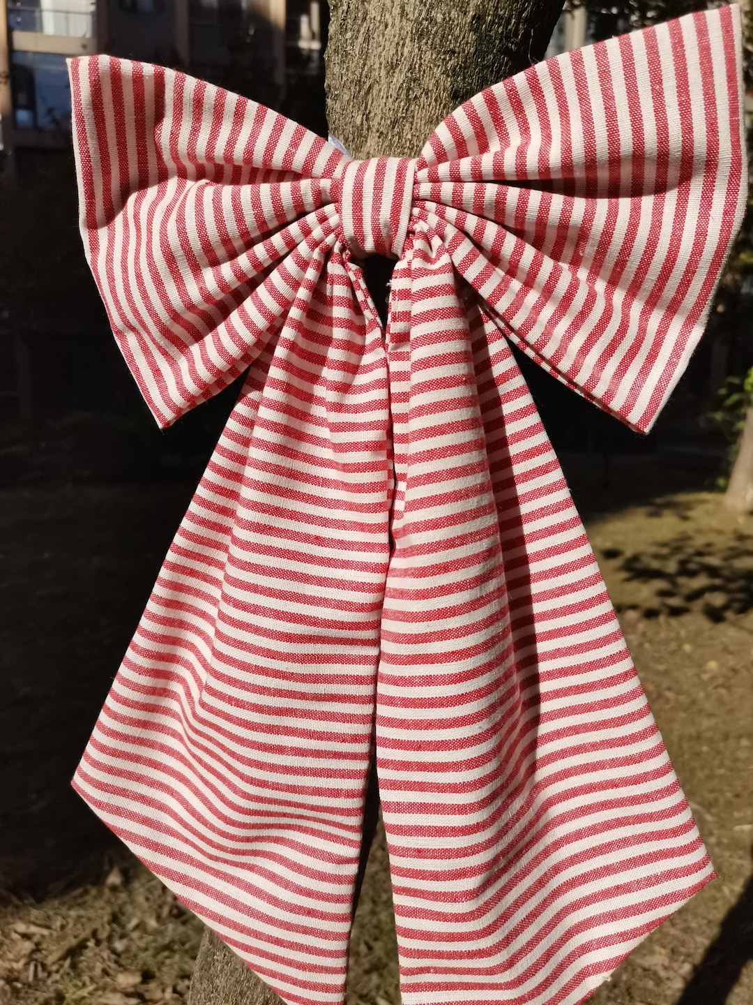 1pc Bow, Shabby Bow, Pew Bow, Nursery Bow, Wedding Bow, Rustic Bow ...