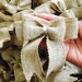 4inches 12 Small Burlap Bows home Wedding Christmas Decor Rustic ...