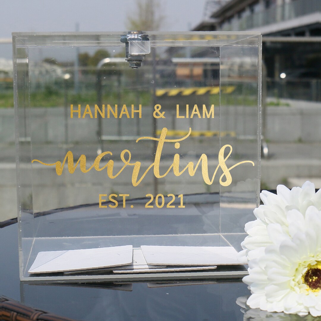 Personalized Raffle Ticket Box Donation Collection Ballot Box Reusable ...