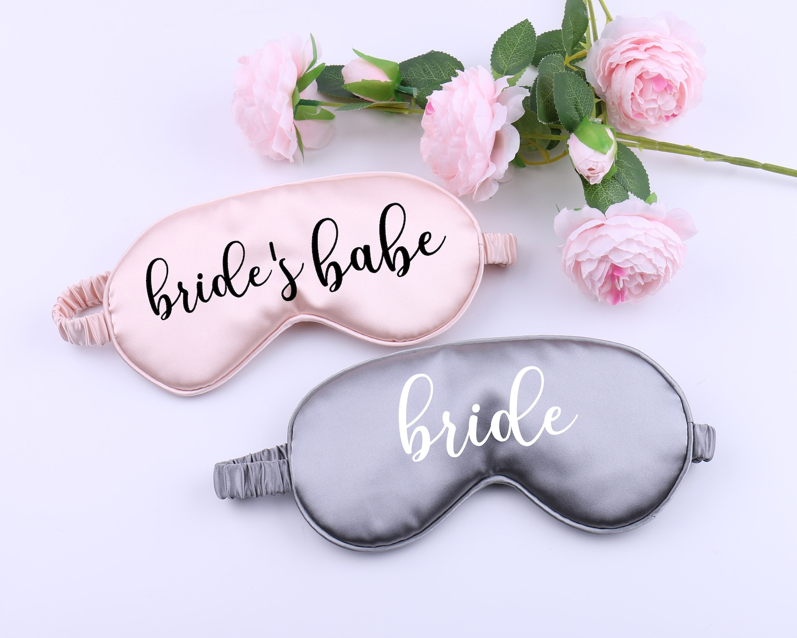 Personalized Sleep Eye Mask With Gift Bag Monogrammed Satin | Etsy