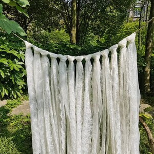 Custom Full Romantic Lace Backdrop Lace Wedding Garland Elegant Lace ...