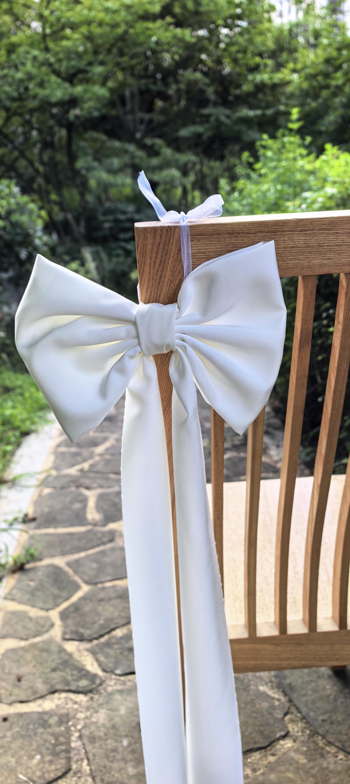 Custom 1pc Big Black Bow, Bow, Wedding Bow, Wall Bow, Door Bow, Formal ...