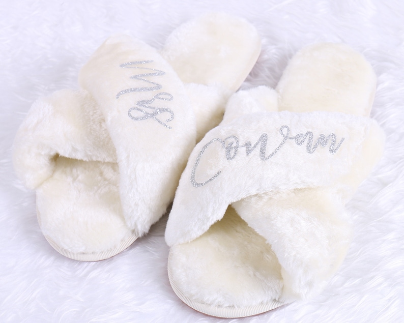 Personalized Fluffy Slipper Gifts for Women Girlfriend Wife - Etsy