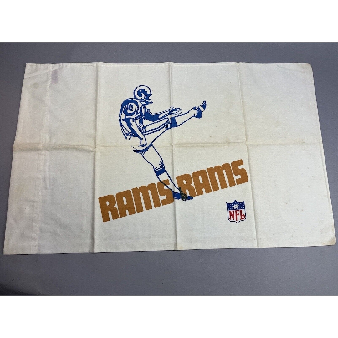 Vintage 1970's NFL Los Angeles Rams Bams Pillowcase 32x20 - Etsy