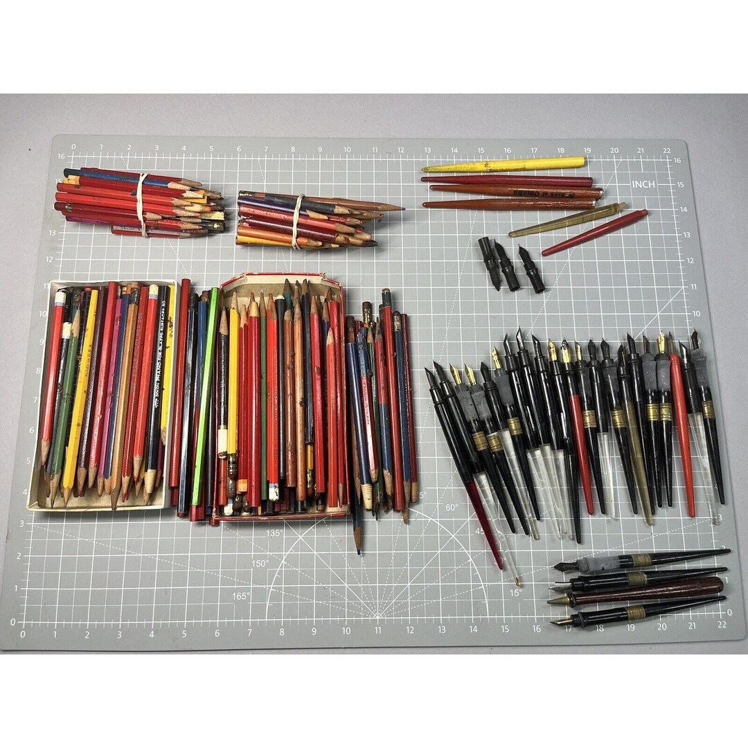 Vintage WW2 Korean War Fountain Pen & Pencil Lot Medical Corps - Etsy