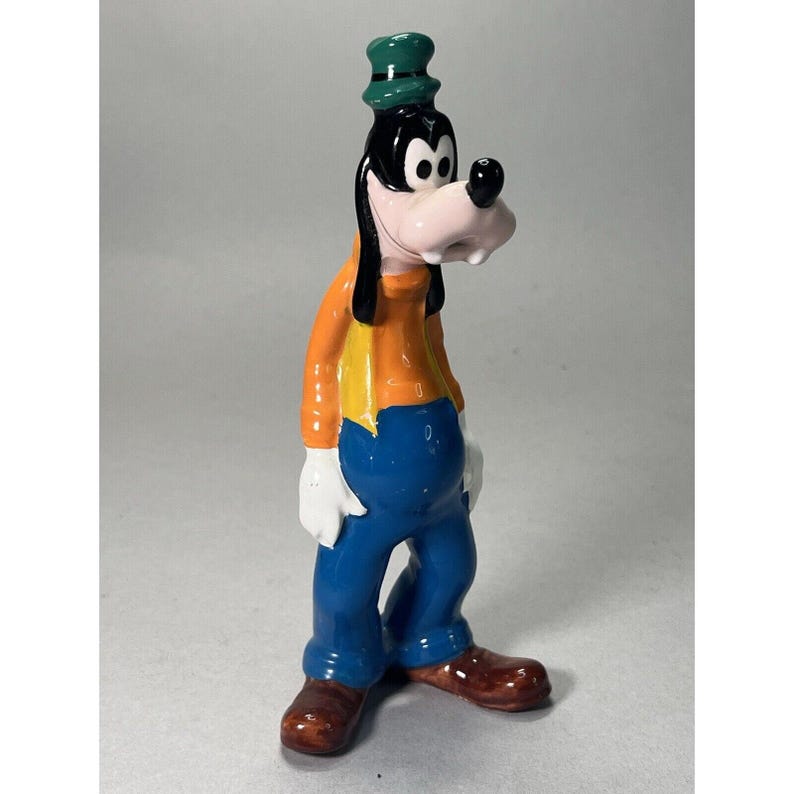 Vintage 1960's Walt Disney Ceramic Figurine 6" Goofy Japan - Etsy