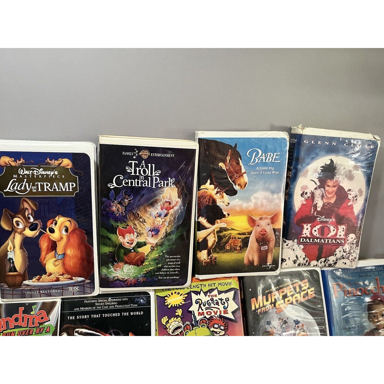 Vintage Lot of 34 VHS Movies Tested Disney, Fox , Warner, Family ...