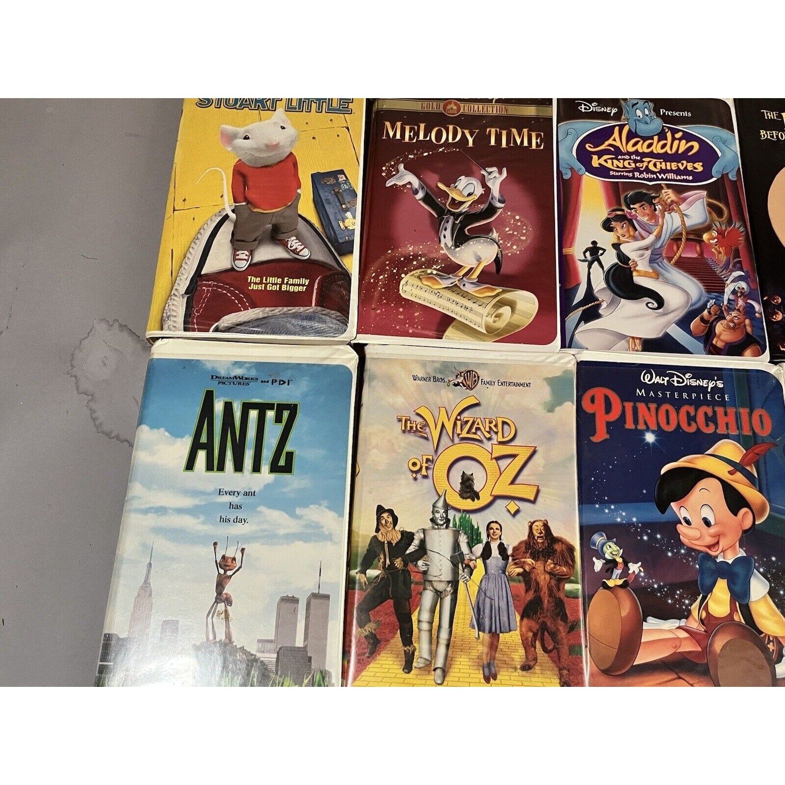 Vintage Lot of 34 VHS Movies Tested Disney, Fox , Warner, Family ...