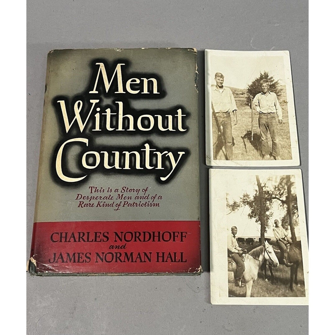 1st Edition 1942 Men Without Country James Norman Hall Charles Bernard ...