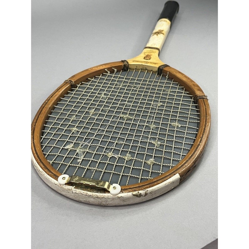 Vintage Wilson Ellsworth Vines Tennis Racket Mirror Game Room & Sorts ...