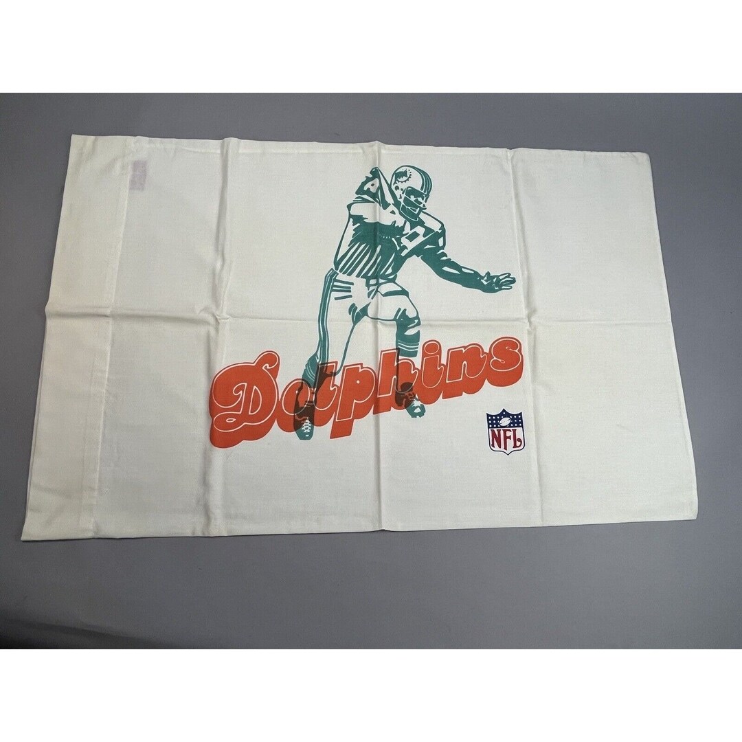 Vintage 1970's NFL Miami Dolphins Pillowcase 32x20 - Etsy