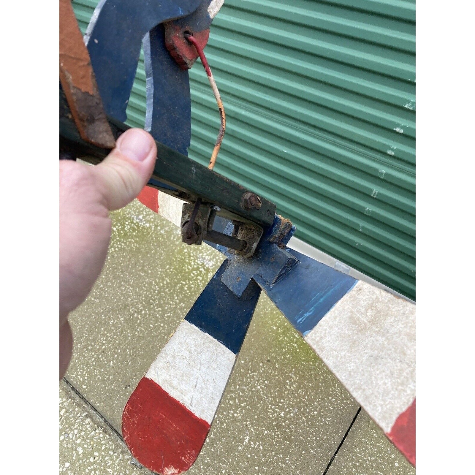 Antique Folk Art Logger Lumber Jack Whirligig Whirlygig Whirlybird ...