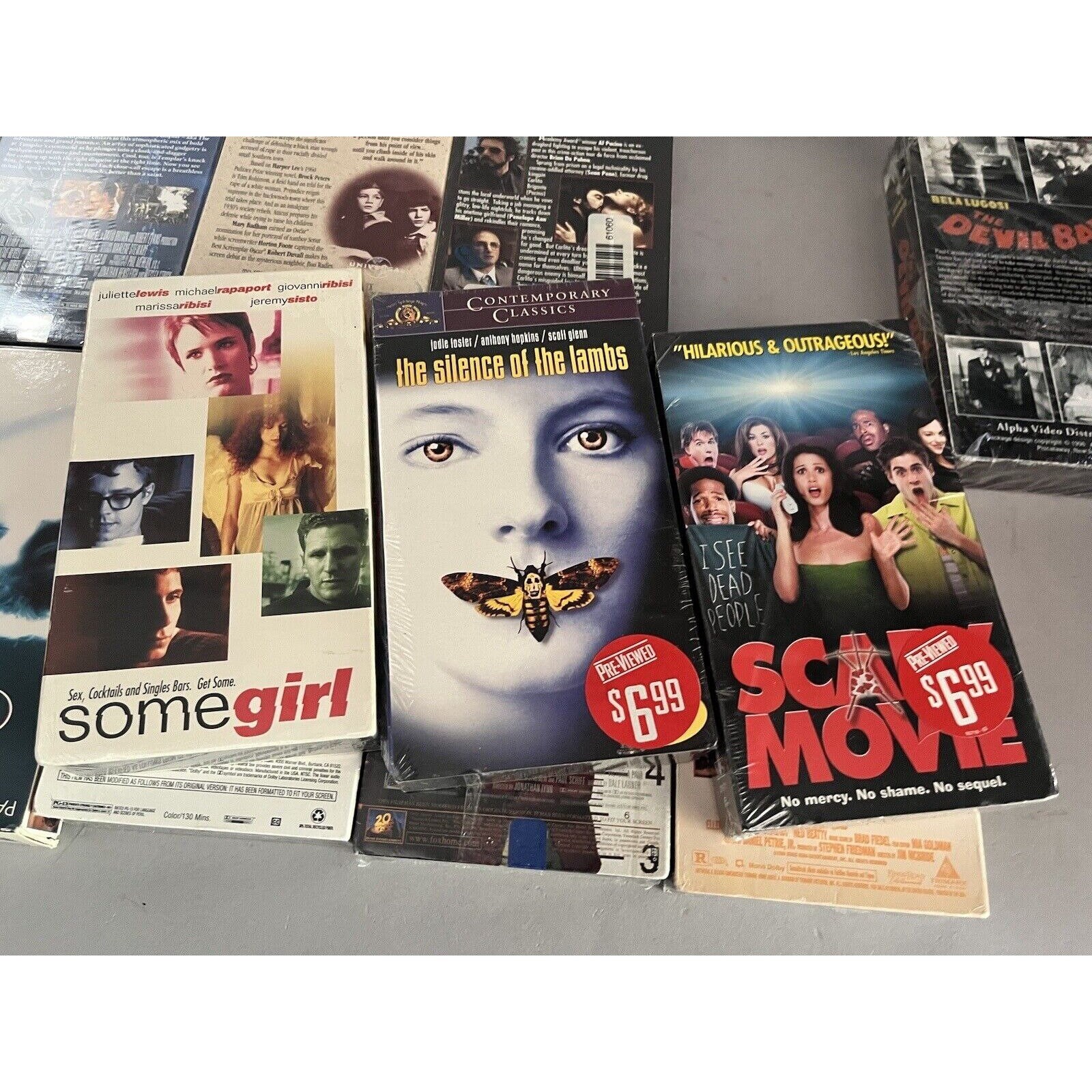 Vintage Lot of 20 VHS Movies Sealed Various Titles - Etsy