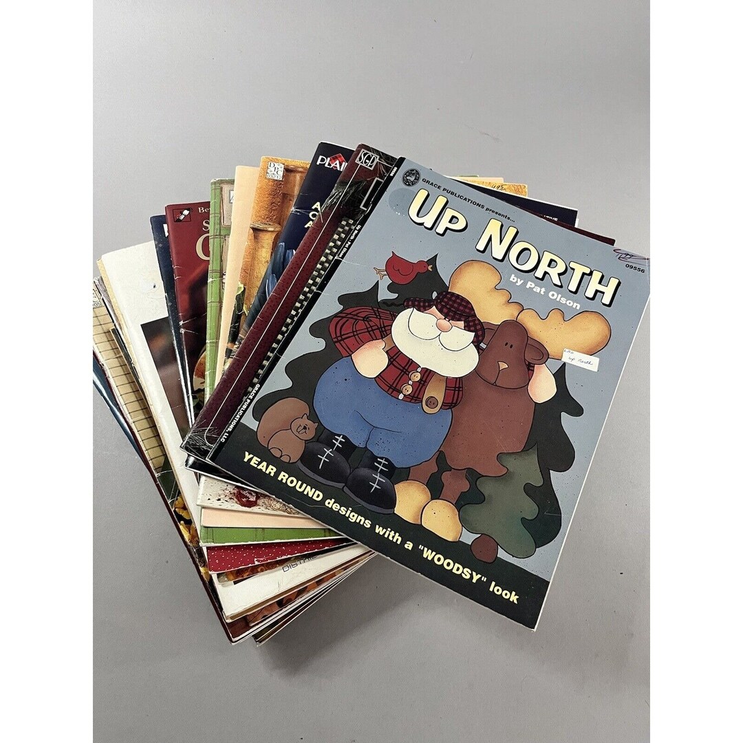 Lot of 23 Craft Art Tole & Decorative Painting Pattern Books Country ...