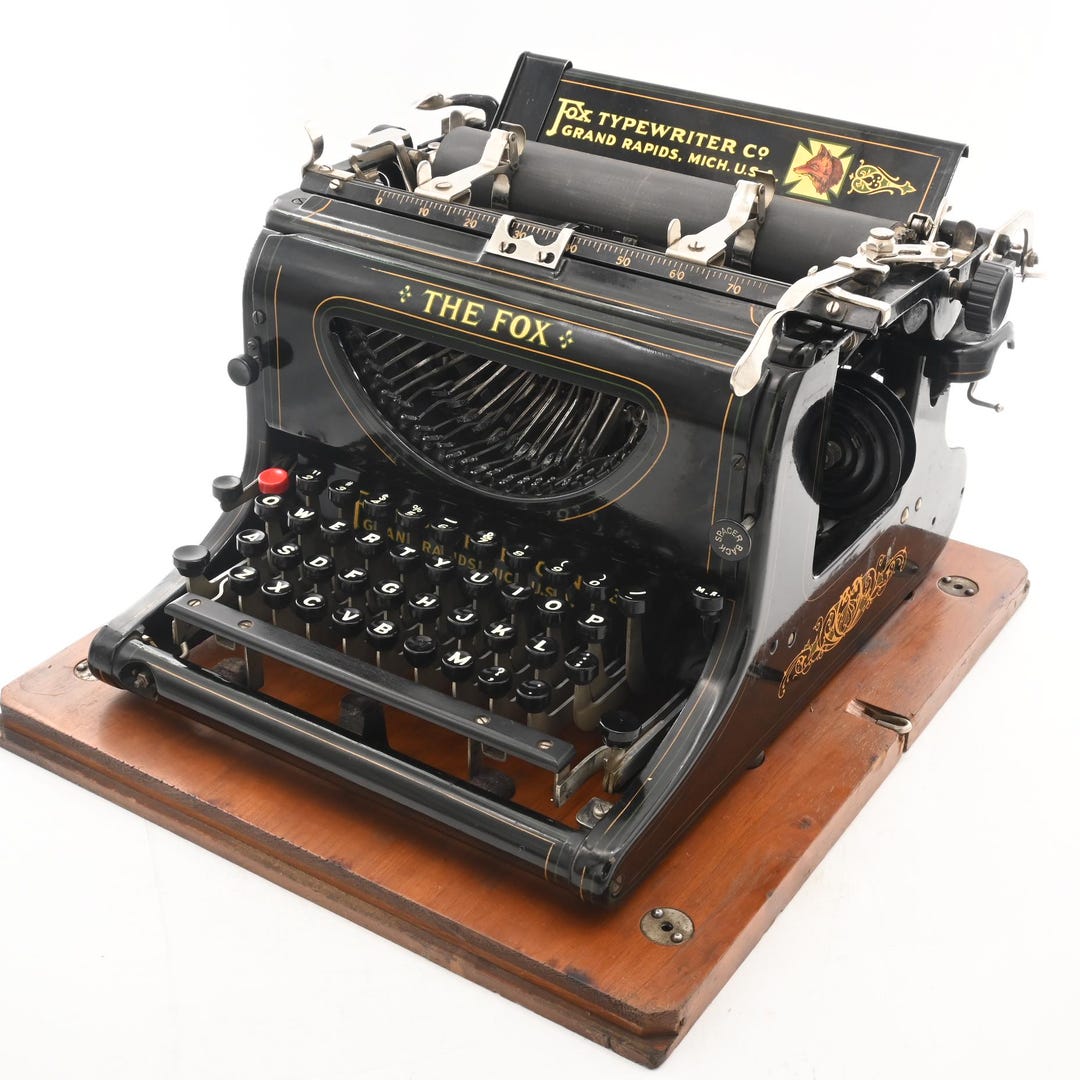 Rare 1906 the FOX 23 Typewriter - Perfect Example Serviced by Mr and ...
