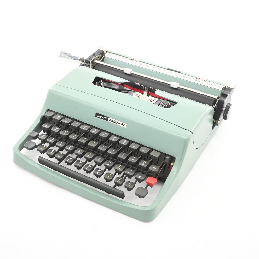 Rare Olivetti Lettera 32 Typewriter English & Japanese Katakana ...