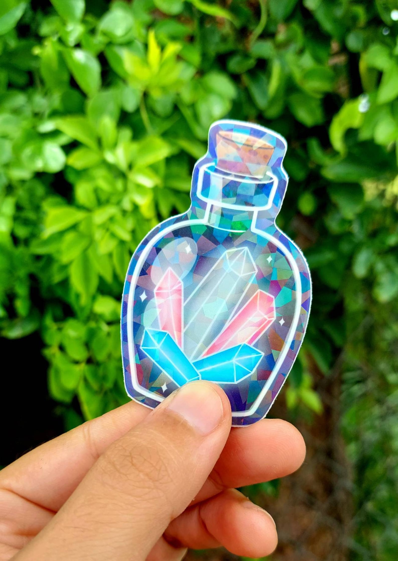 3 INCHES LGBT Pride Magic Crystal Potion Bottles Waterproof | Etsy