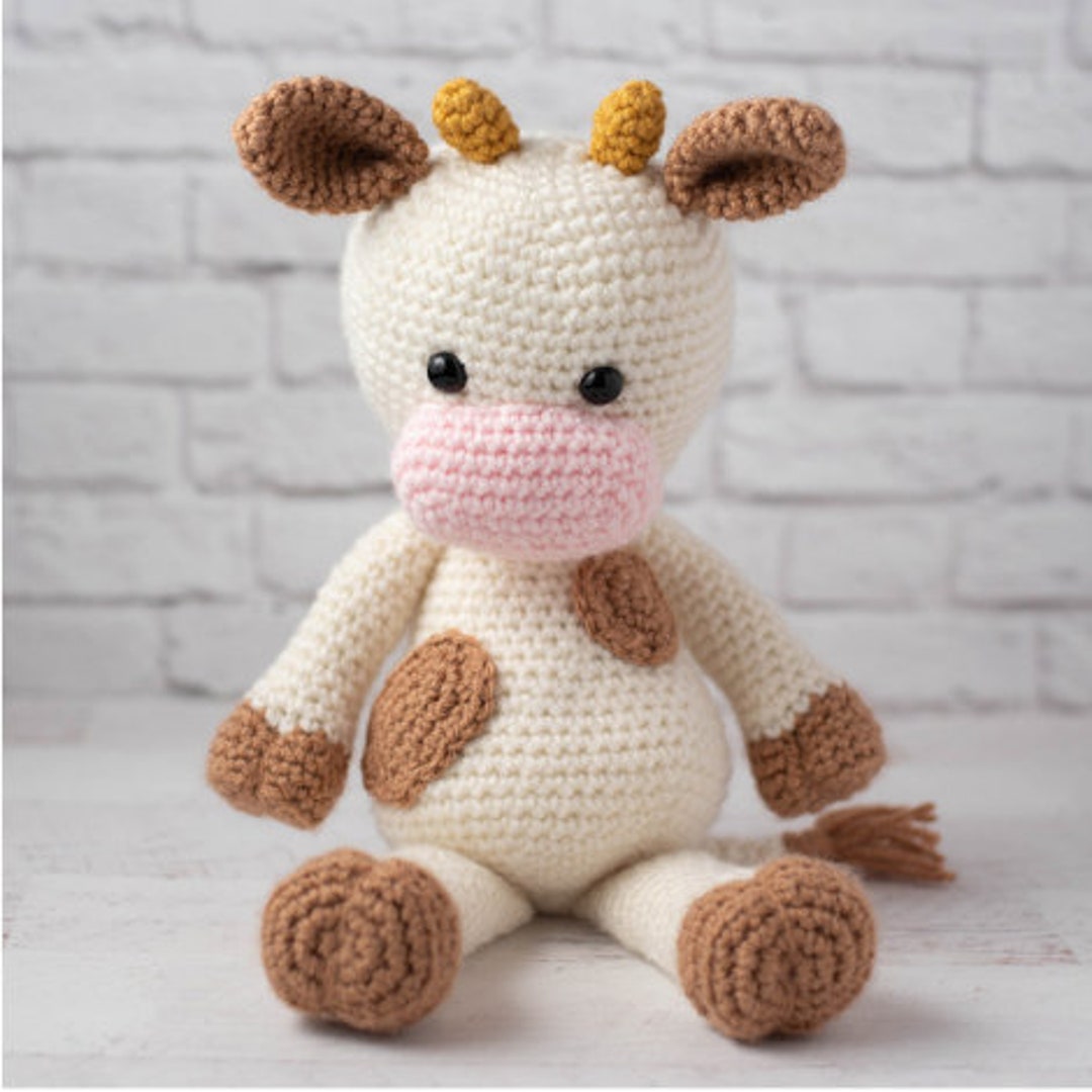 Cow Crochet Pattern - Millie the Cow - Amigurumi Cow Pattern PDF - Etsy