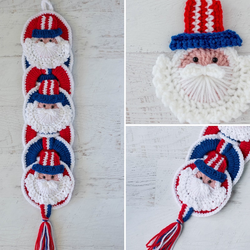 Crochet Uncle Sam - Etsy