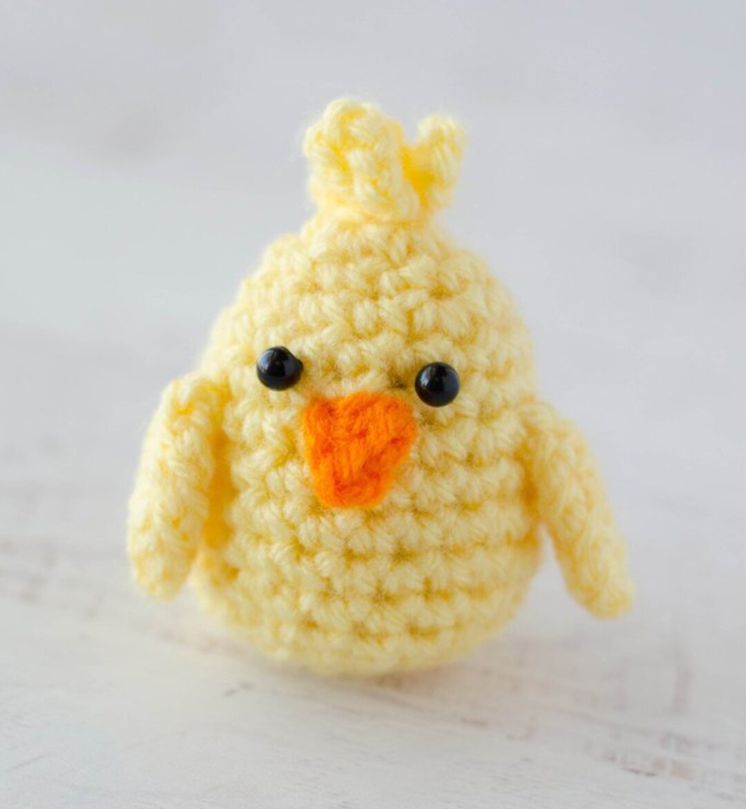 Crochet Easter Chick Pattern, Crochet Chick Pattern, Crochet Easter Egg Chick Pattern,pattern ...
