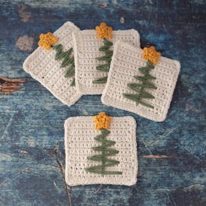 Crochet Christmas Tree Coaster Pattern, Crochet Pattern PDF Download - Etsy
