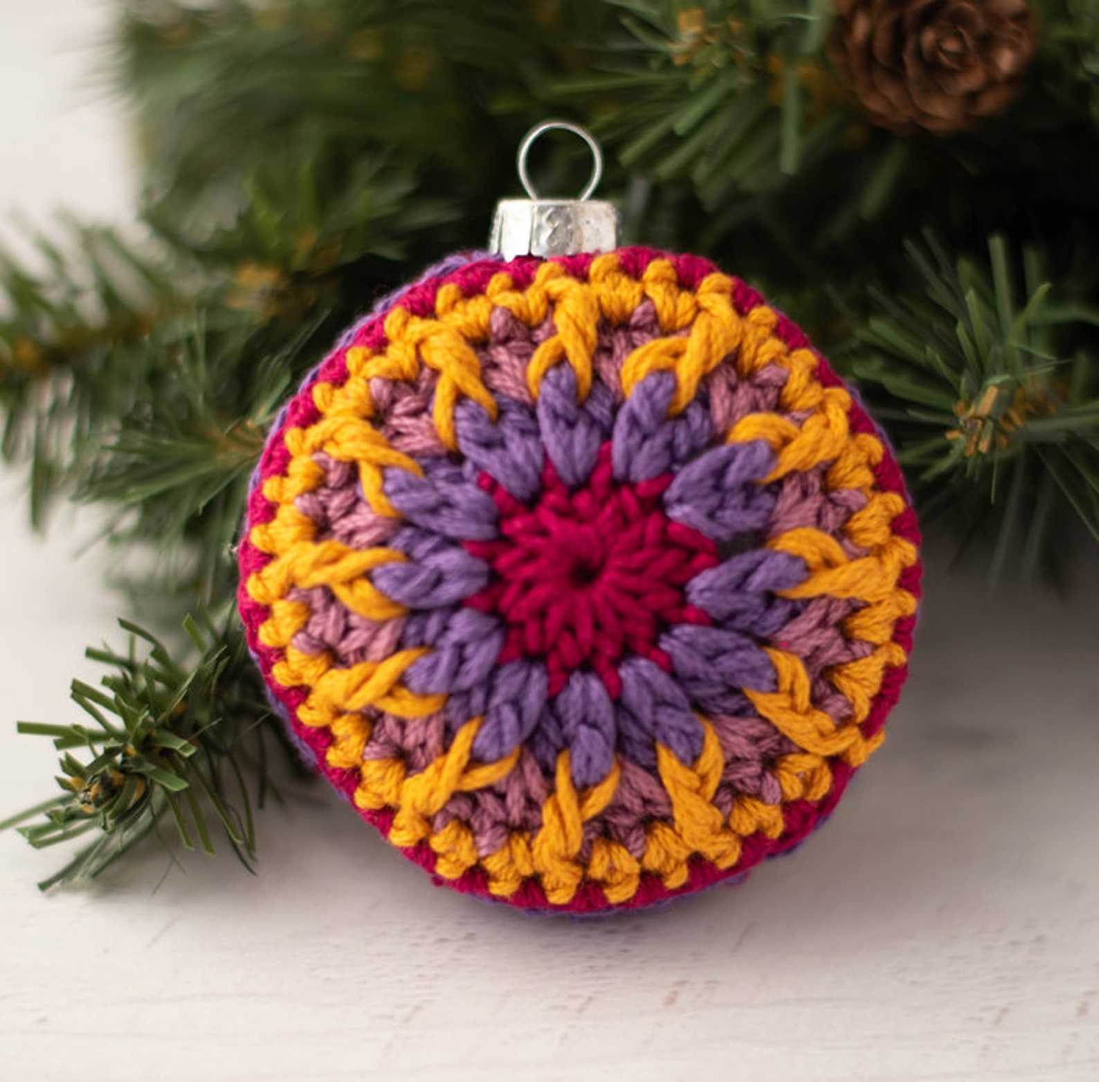 Crochet Pattern Vintage Vibe Crochet Ornament Pattern | Etsy UK