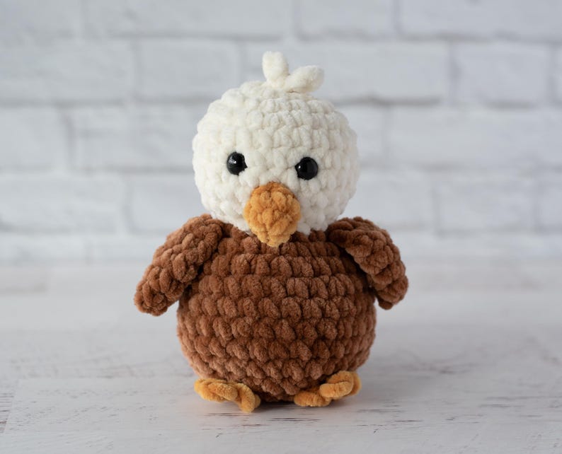 Crochet Eagle Pattern, Amigurumi Eagle Pattern, Bird Amigurumi, PDF ...