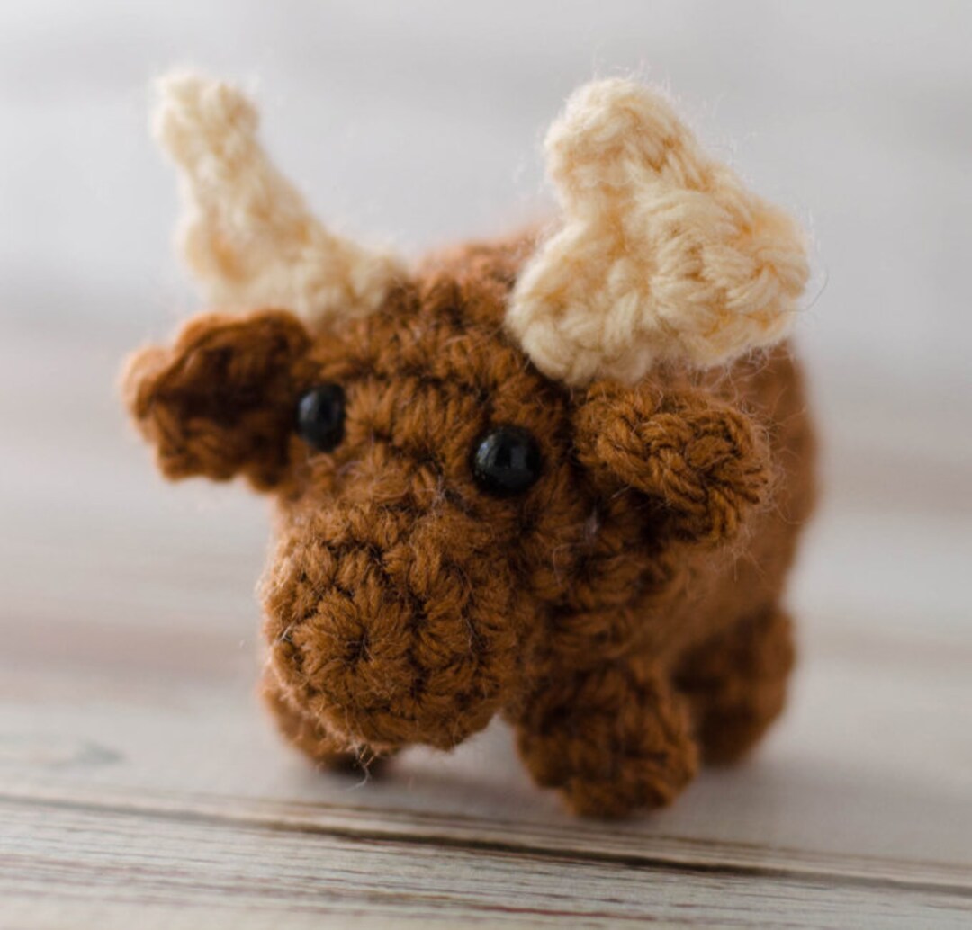 Moose Amigurumi Pattern - Pdf Pattern - Crochet Pattern - Crochet Moose ...