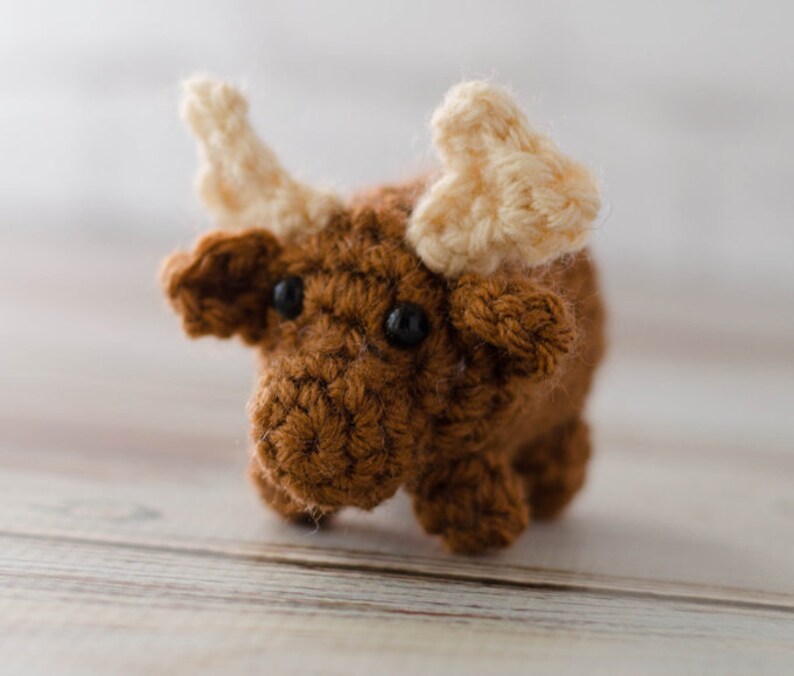 Moose Amigurumi Pattern - Pdf Pattern - Crochet Pattern - Crochet Moose ...