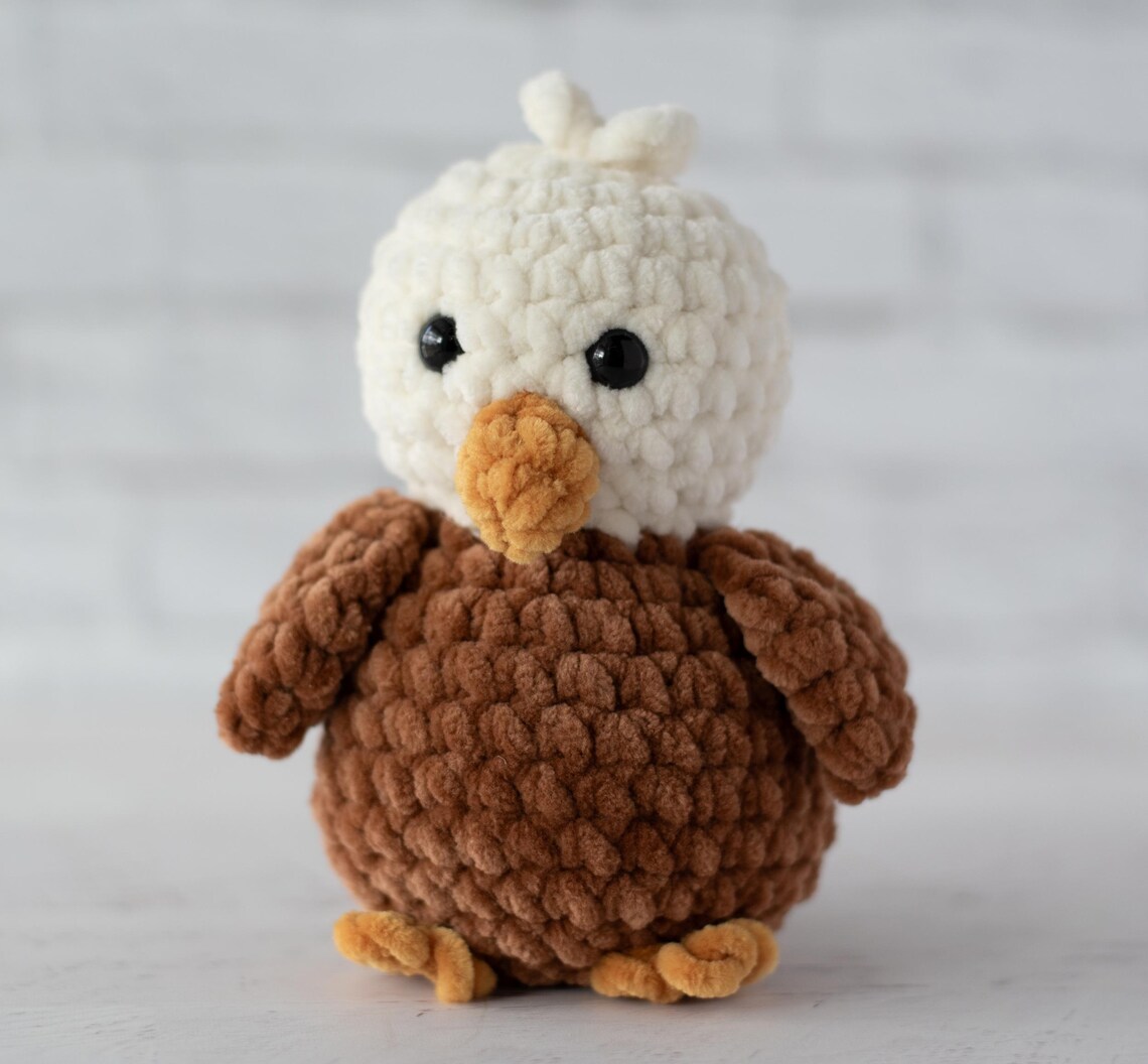 Crochet Eagle Pattern, Amigurumi Eagle Pattern, Bird Amigurumi, PDF ...