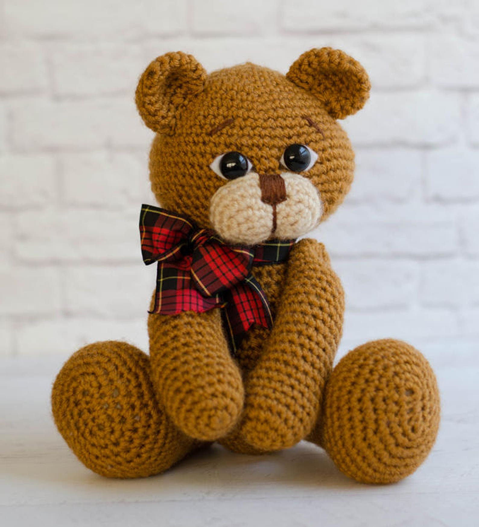 Crochet Amigurumi Teddy Bear Pattern Pdf-moxie Bear-classical Teddy ...