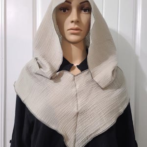 Lightweight Fantasy Hood for Cosplay & LARP – Breathable Fabric With ...