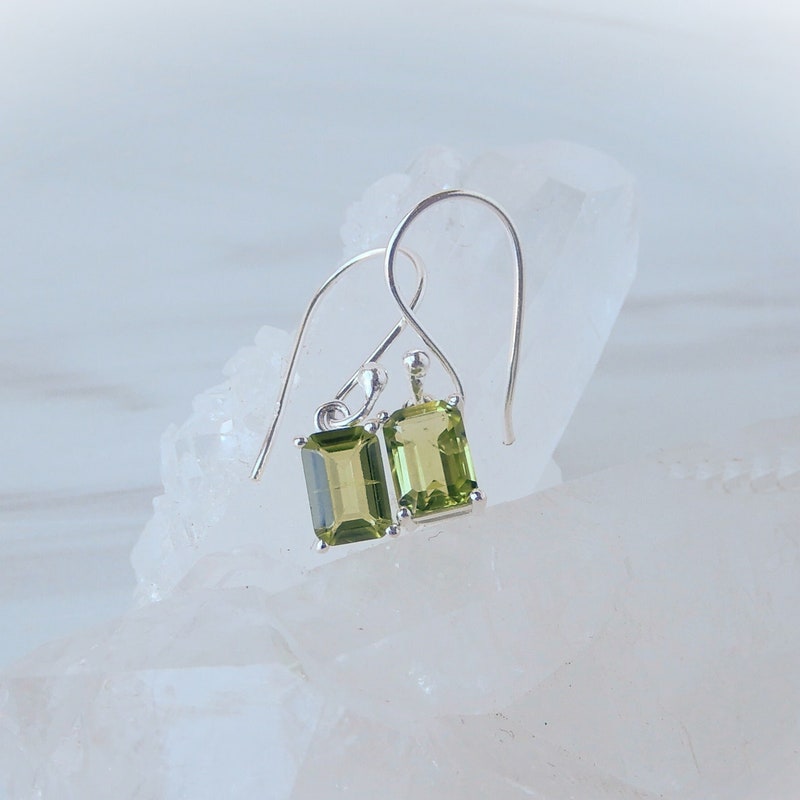 Peridot Earrings - Etsy