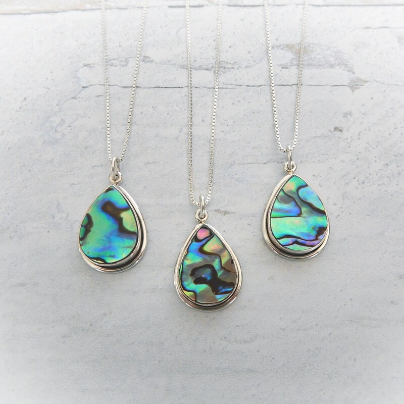 Abalone Necklace - Etsy