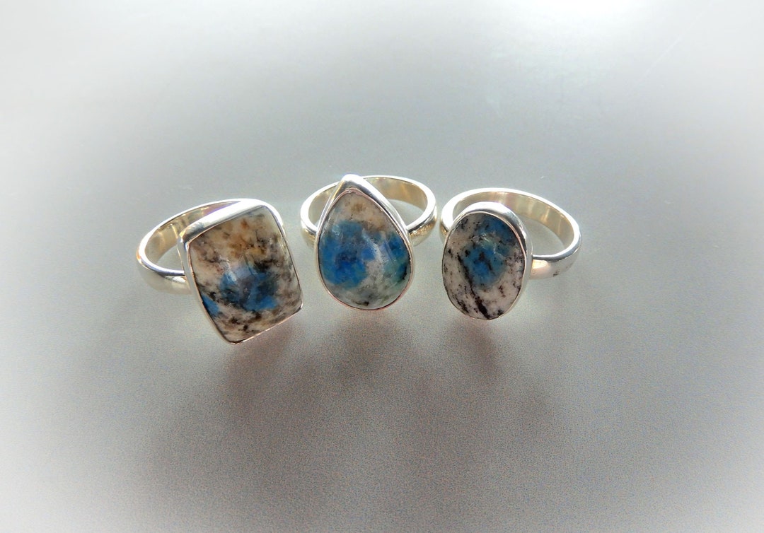 K2 Ring Sterling K2 Jasper Rings Adjustable K2 Jasper Rings - Etsy