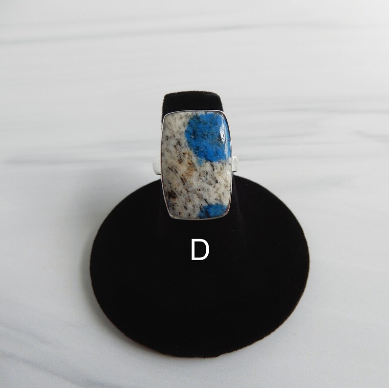K2 Ring Sterling K2 Jasper Rings Adjustable K2 Jasper Rings | Etsy