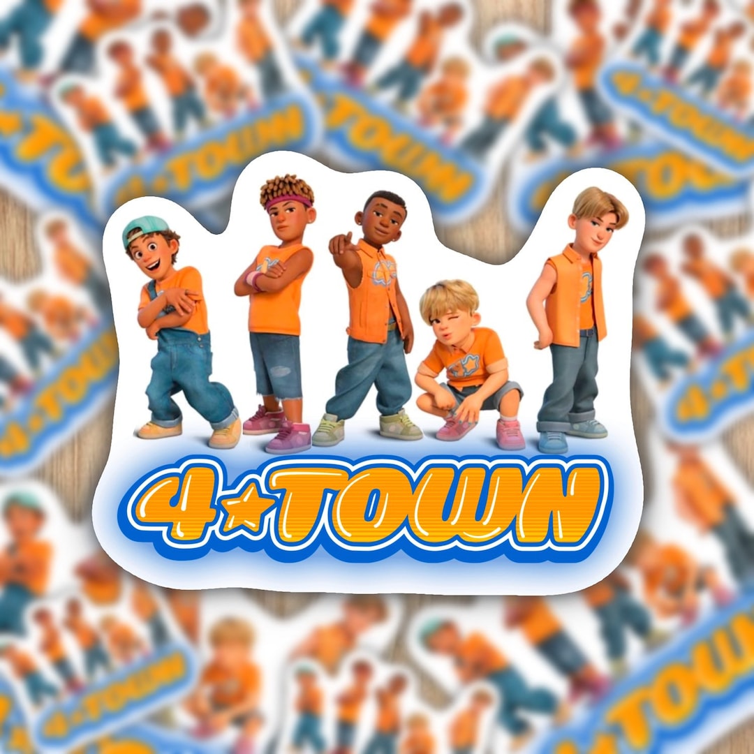 4 Town Turning Red Band Sticker Vinyl Sticker - Etsy