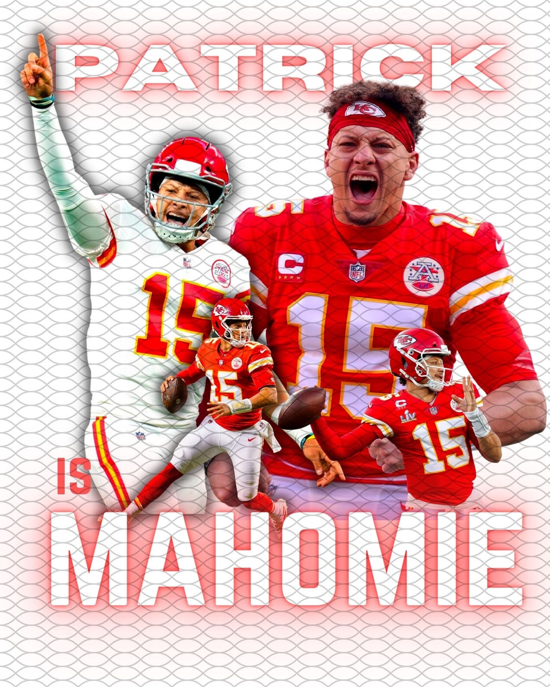 Patrick Mahomes Digital Download Sublimation Graphic Kansas City ...