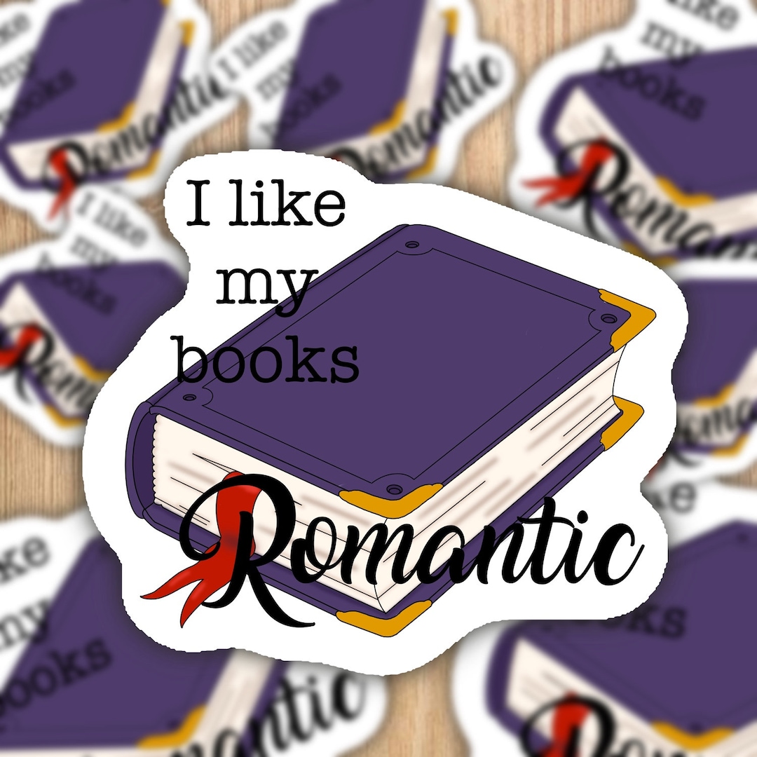 Romance Book Waterproof Vinyl Sticker, Romance Novels, Booktok Sticker ...
