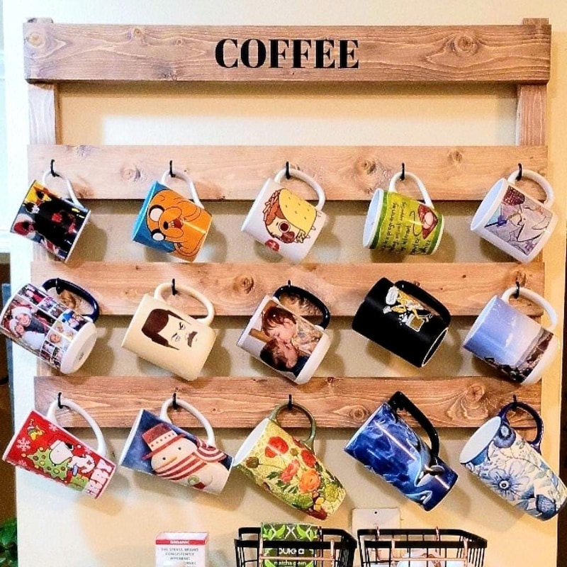 Coffee Mug Display - Etsy