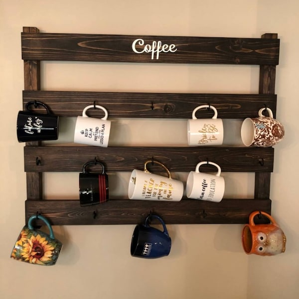 Coffee Mug Display - Etsy