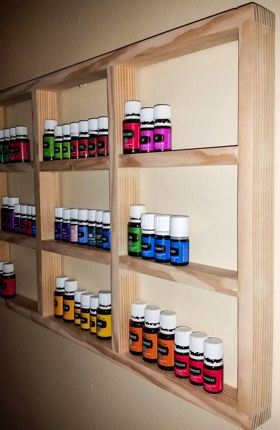Essential Oil Shelf oil rack essential oil storage wall | Etsy