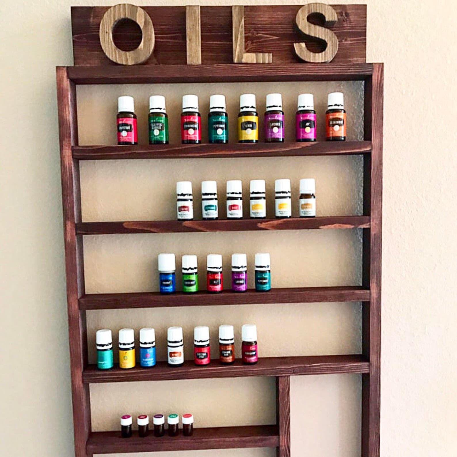 Essential Oil Shelf Oil Rack Eo Storage Oil Storage Wall - Etsy